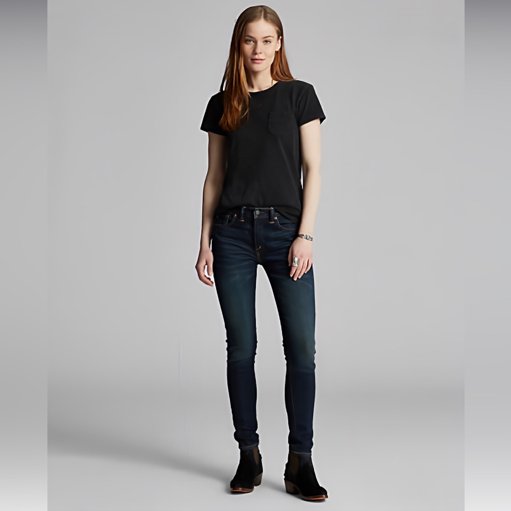 Ralph Lauren Rrl Stretch Skinny Jean In Blue Japanese… - Gem